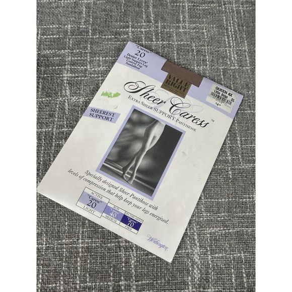 Accessories | Vintage Queen 4x Pantyhose Hosiery Beige Sheer Caress 2 ...